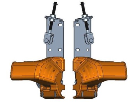 Parachute câble PAIRE - PS 450 kg - réglable Conditionnement Par paire ...